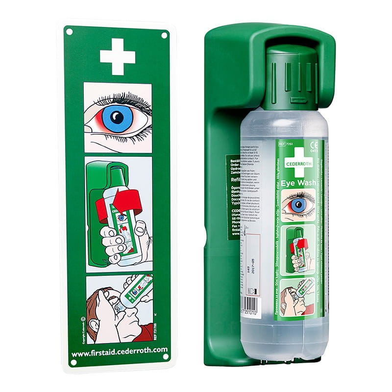 Wandhalterung zu Cederroth Augendusche, 500 ml