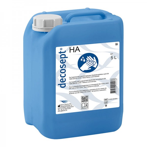Händedesinfektionsmittel decosept® HA, 5 l
